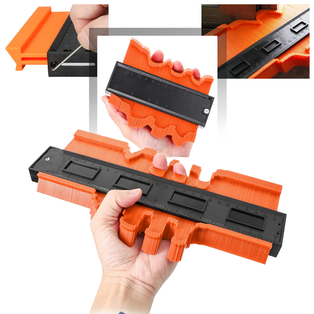 Contour Gauge Profile Duplicator - Locking Mechanism - Rust & Waterproof